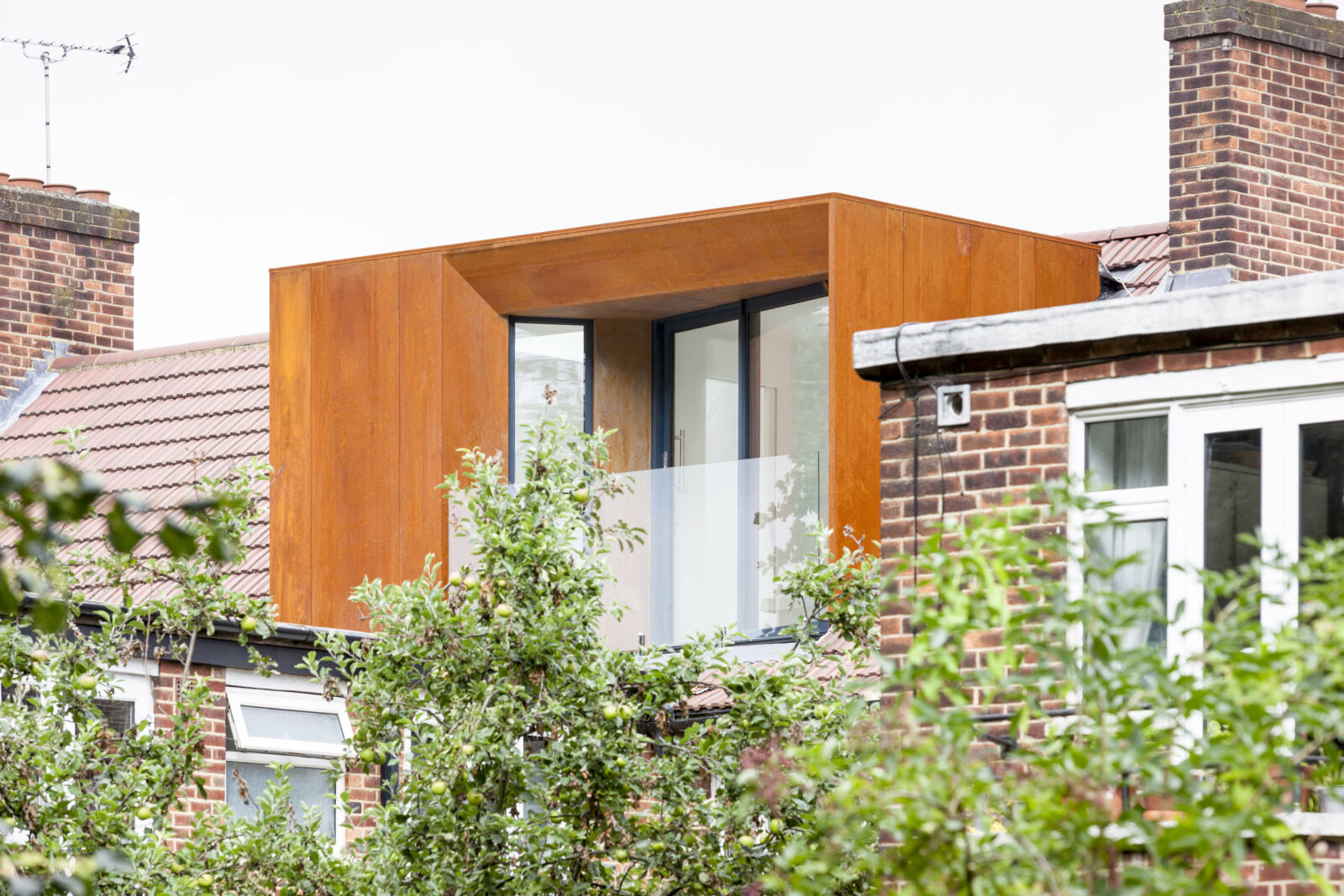Weathering-steel loft in Walthamstow completed by deDraft