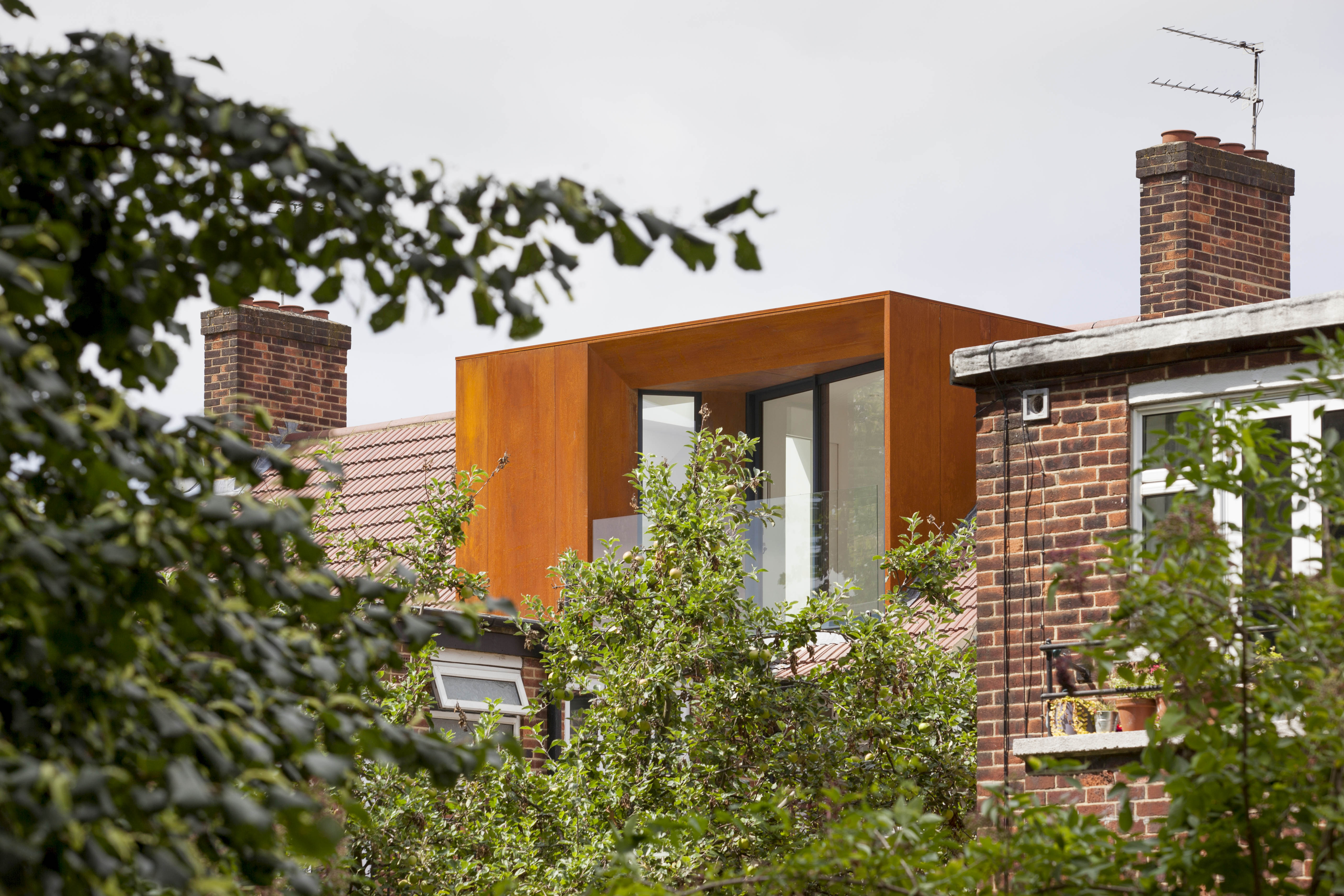 Weathering-steel loft in Walthamstow completed by deDraft