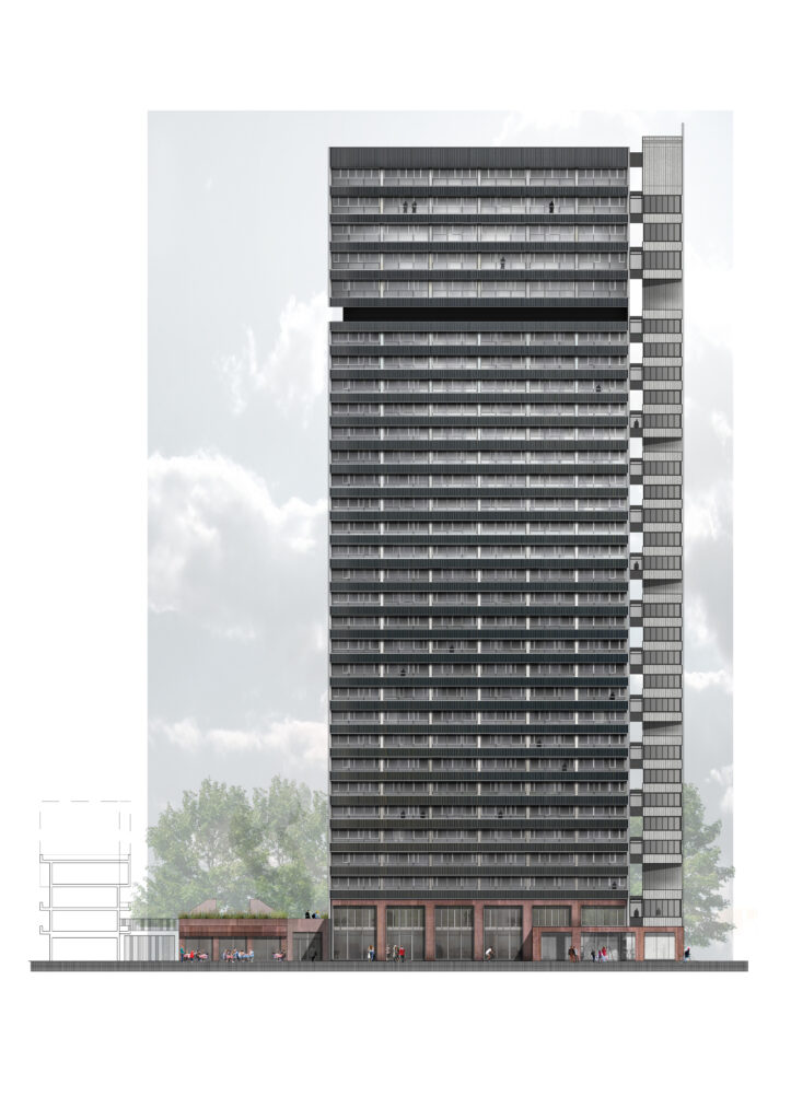 Haworth Tompkins’ refurb of tower block axed as council opts for demolition