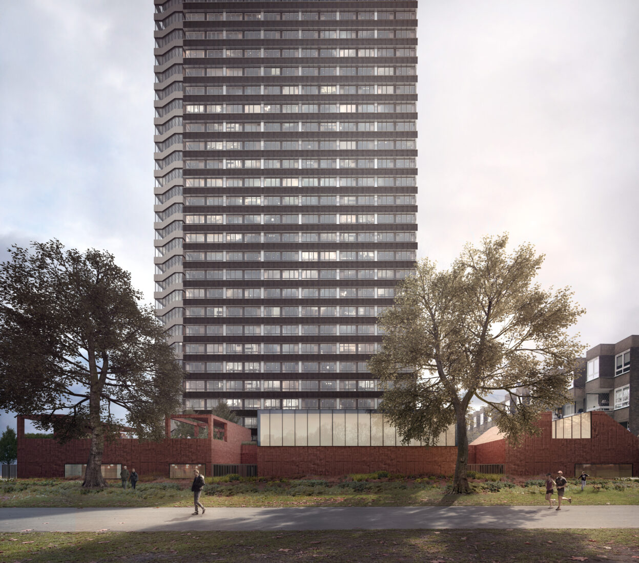 Haworth Tompkins' south London five-storey tower extension approved