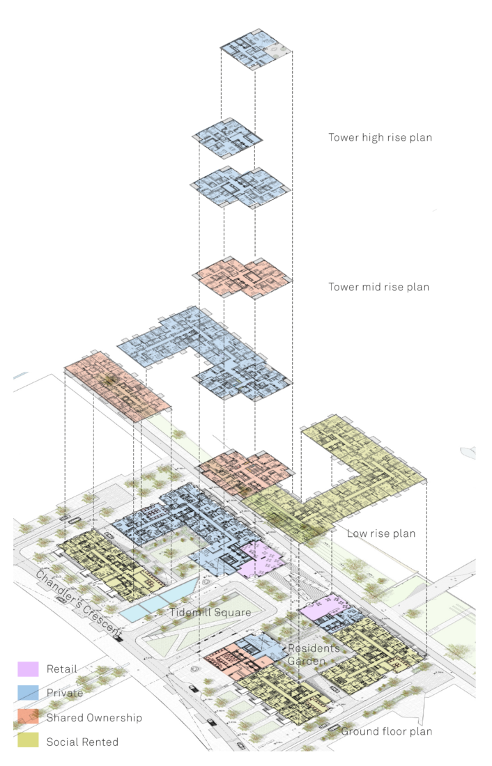 Pilbrow & Partners completes mixed-tenure housing at Greenwich Peninsula