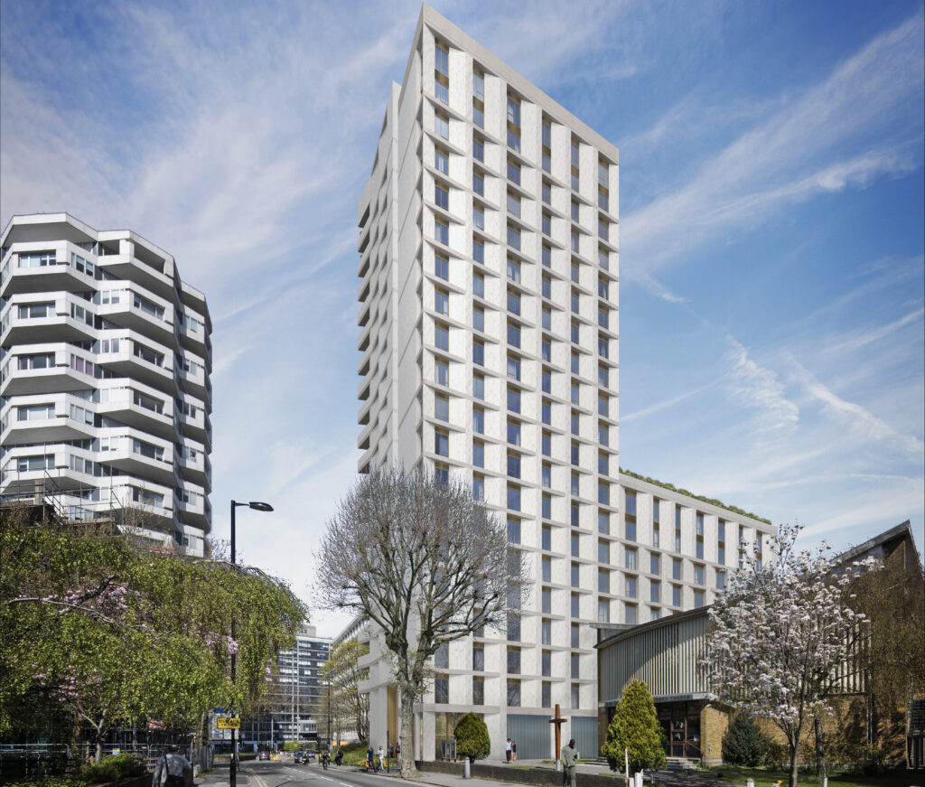 Mayor backs Metropolitan Workshop's prefab Croydon tower for Pocket homes