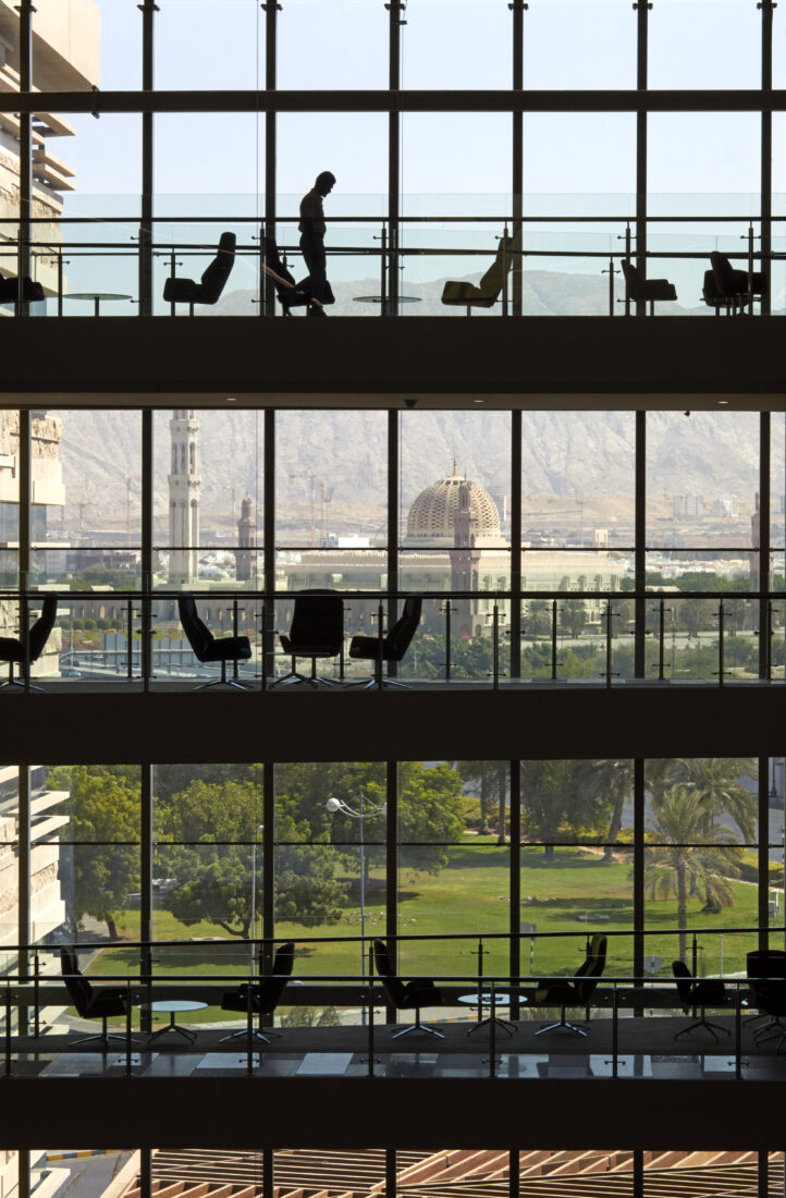 Flagship HQ for National Bank of Oman in Muscat completed by LOM
