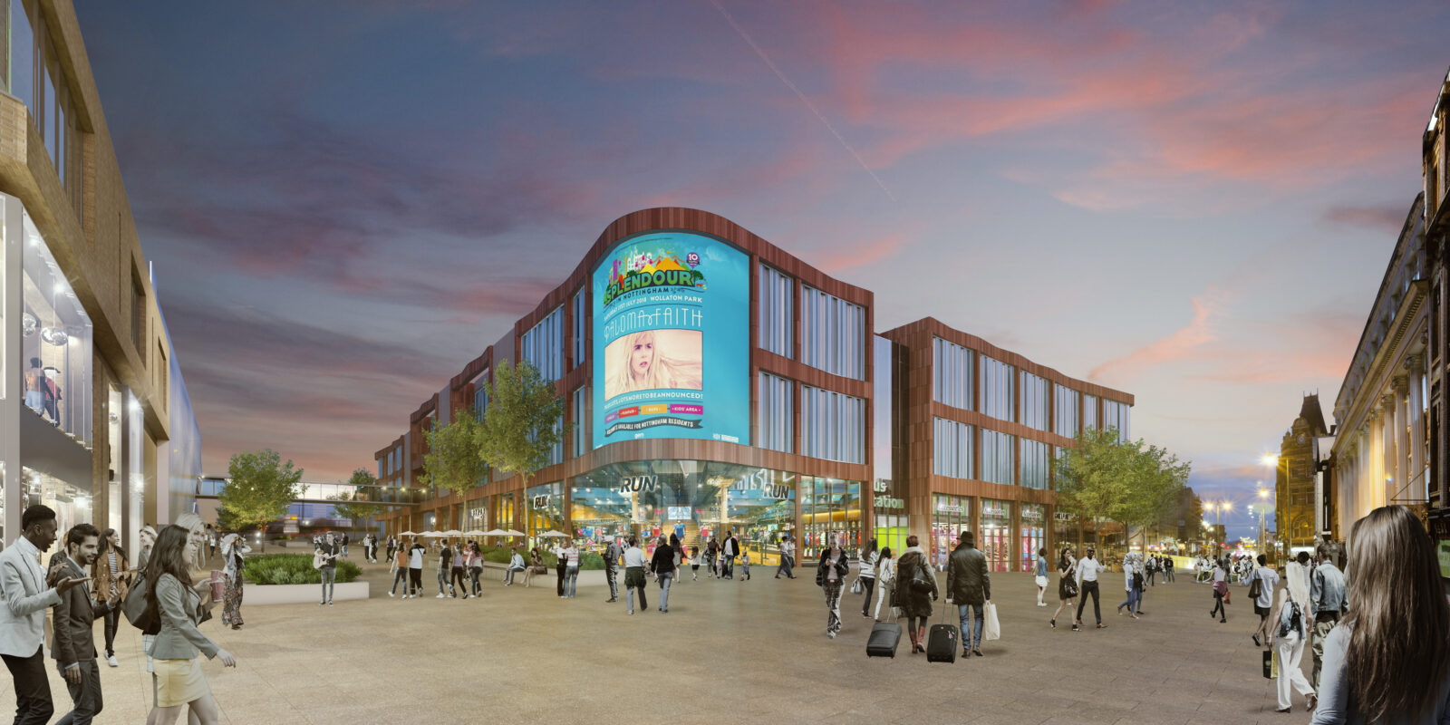 Controversial Nottingham city centre scheme by Leonard Design set for ...