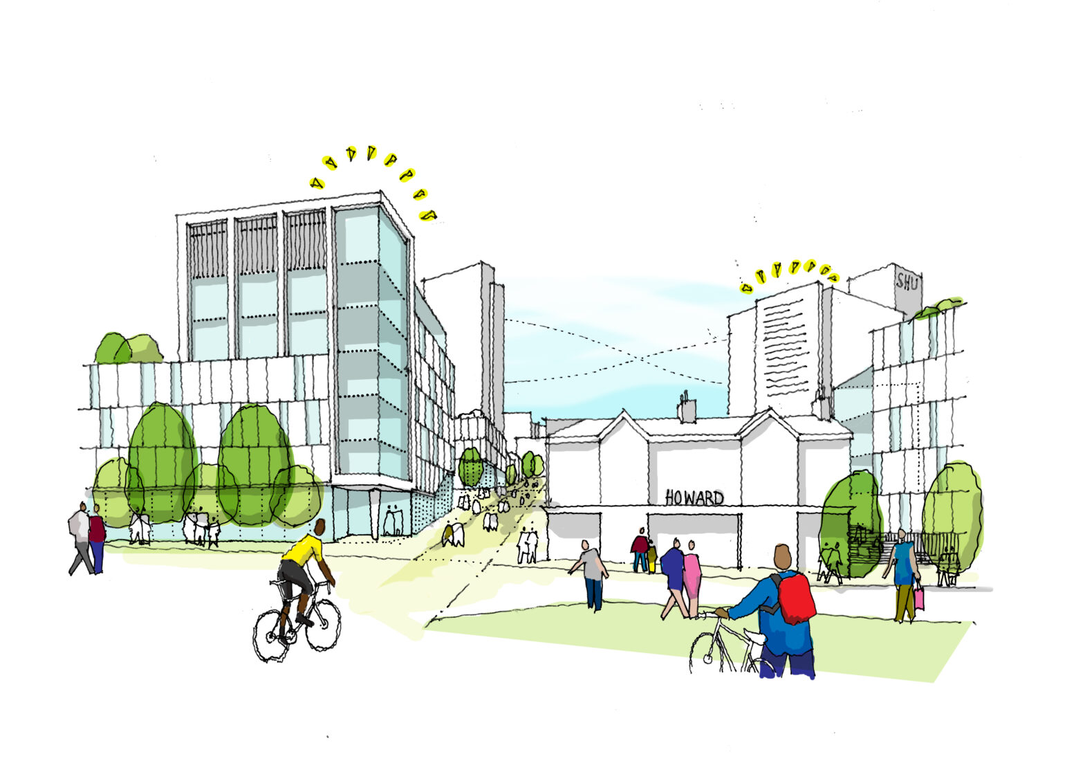 BDP reveals masterplan for Sheffield Hallam University