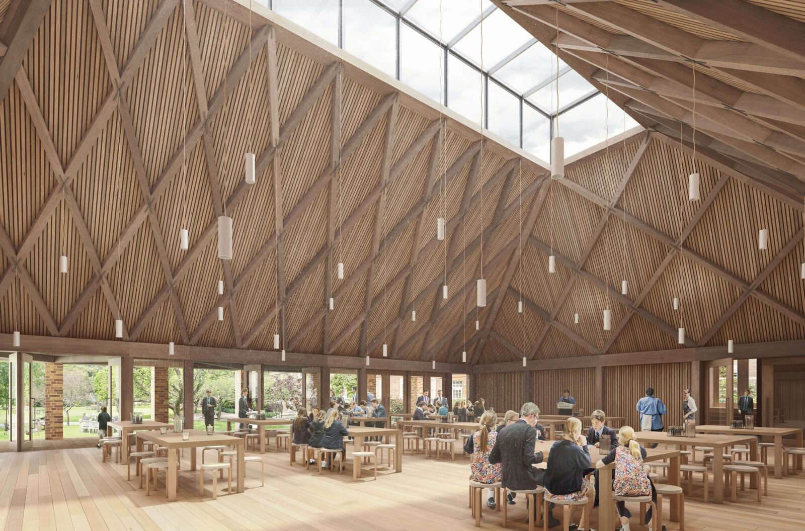 Work starts on Maccreanor Lavington’s Roehampton school refectory