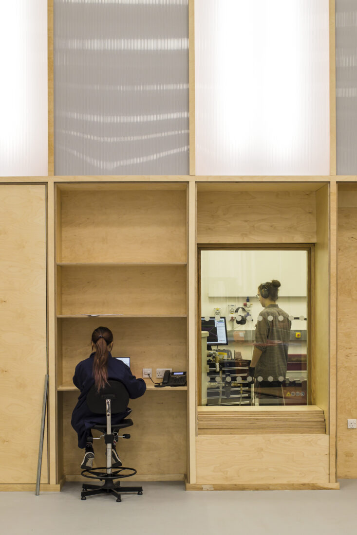 Hawkins\Brown’s Bartlett robotics lab at Here East unveiled