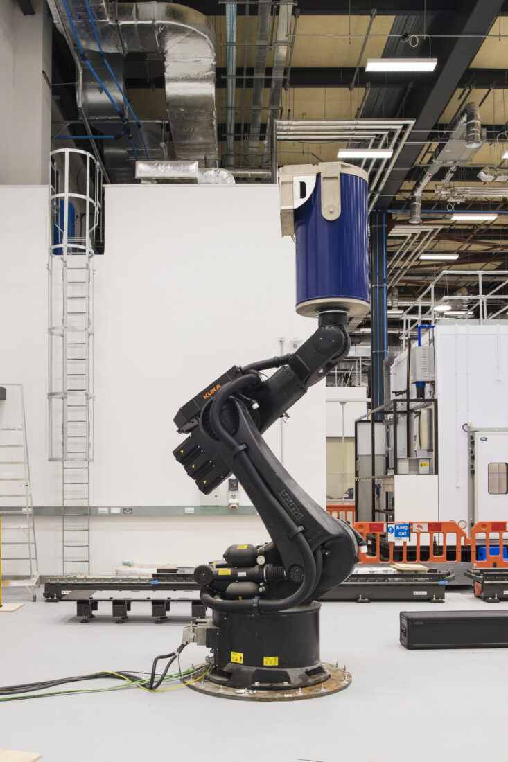 Hawkins\Brown’s Bartlett robotics lab at Here East unveiled