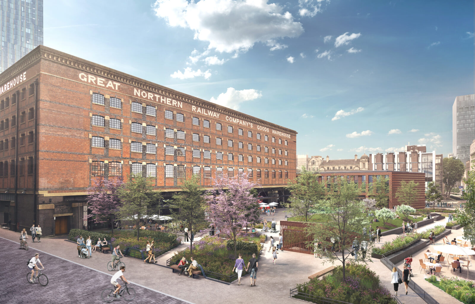 SimpsonHaugh adds towers in revised Manchester warehouse plans