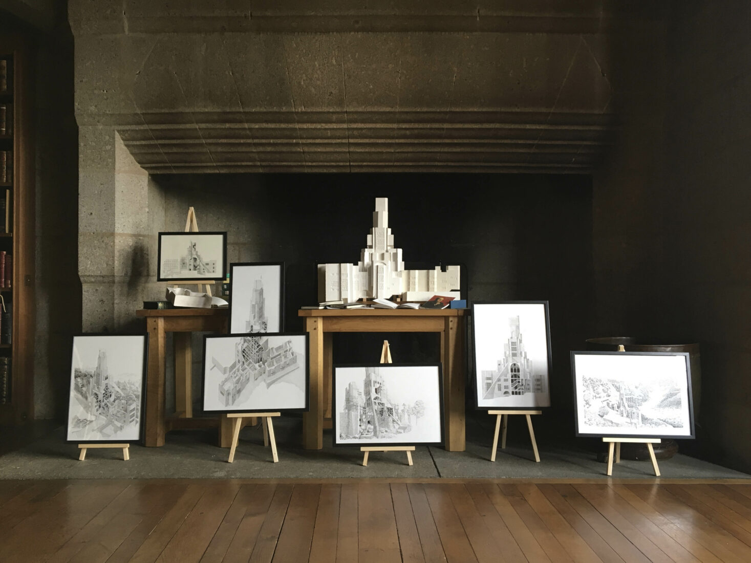 Ed Crooks draws on unbuilt Lutyens designs for installation at Castle Drogo