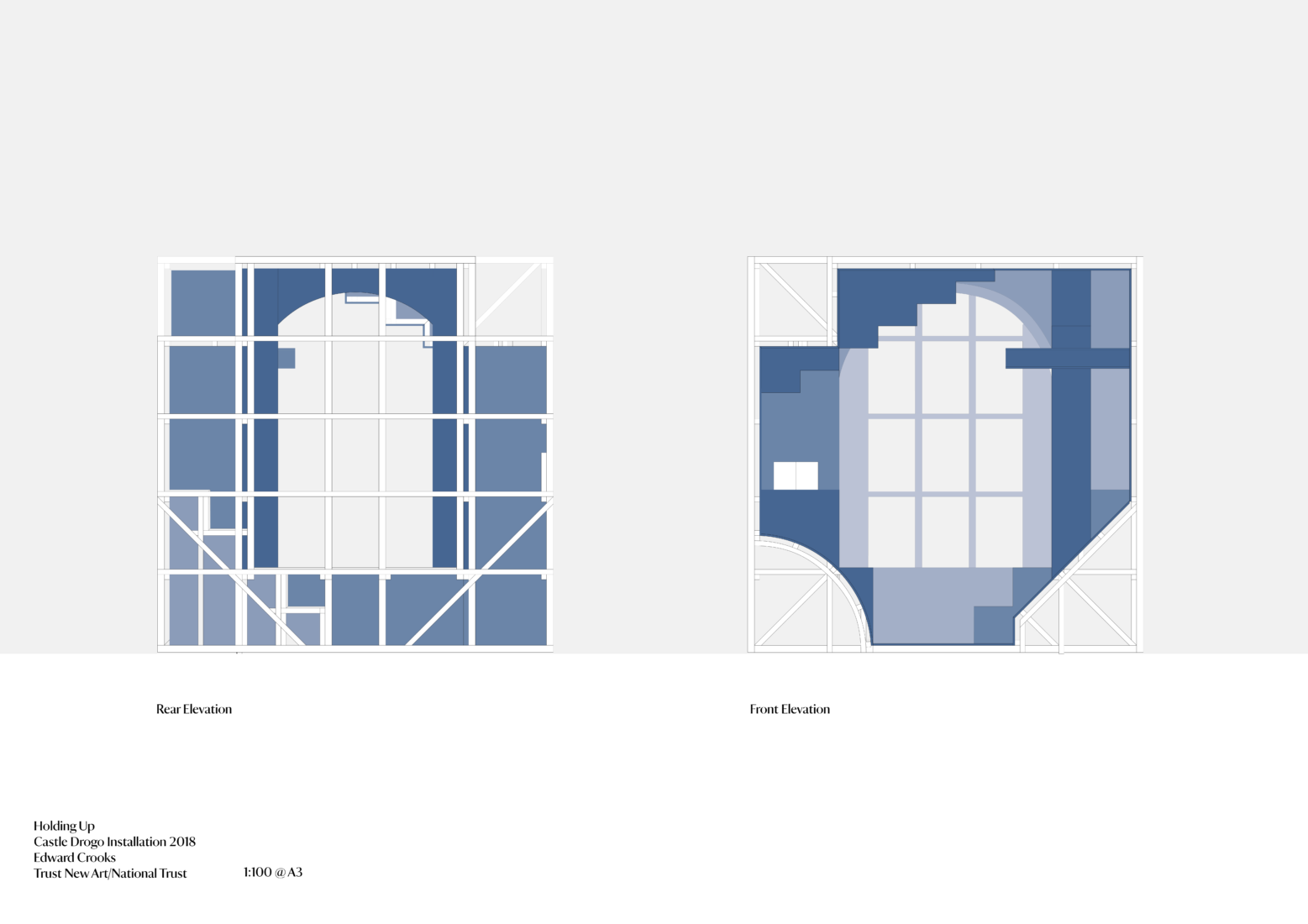 Ed Crooks draws on unbuilt Lutyens designs for installation at Castle Drogo
