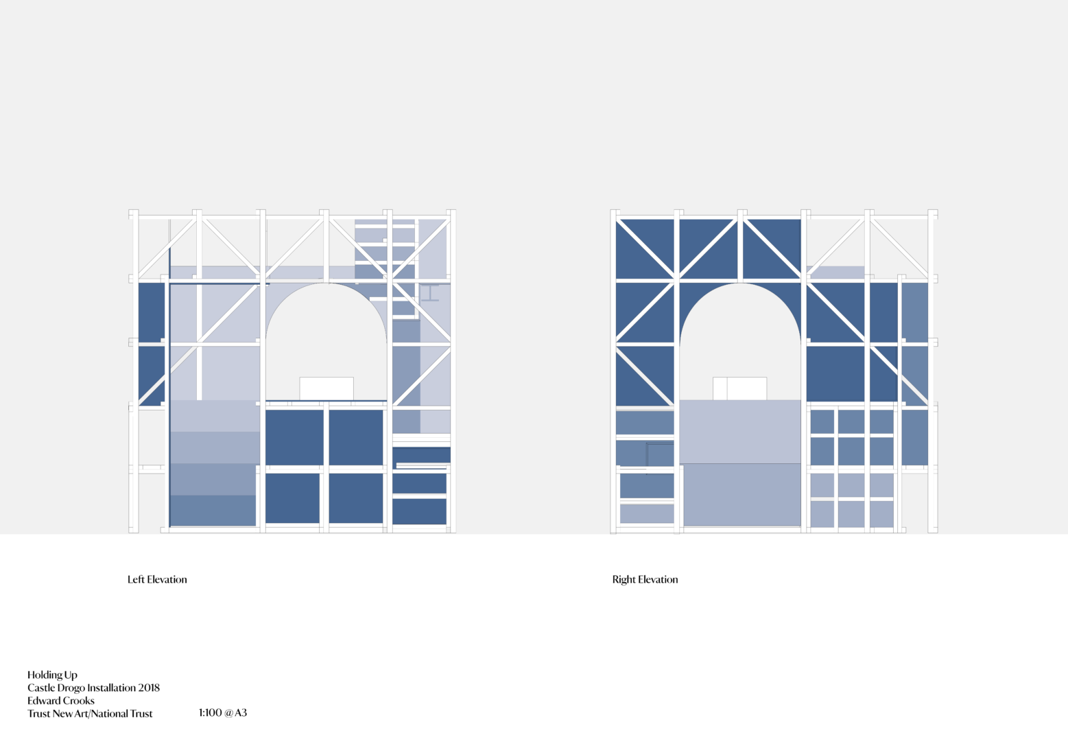 Ed Crooks draws on unbuilt Lutyens designs for installation at Castle Drogo