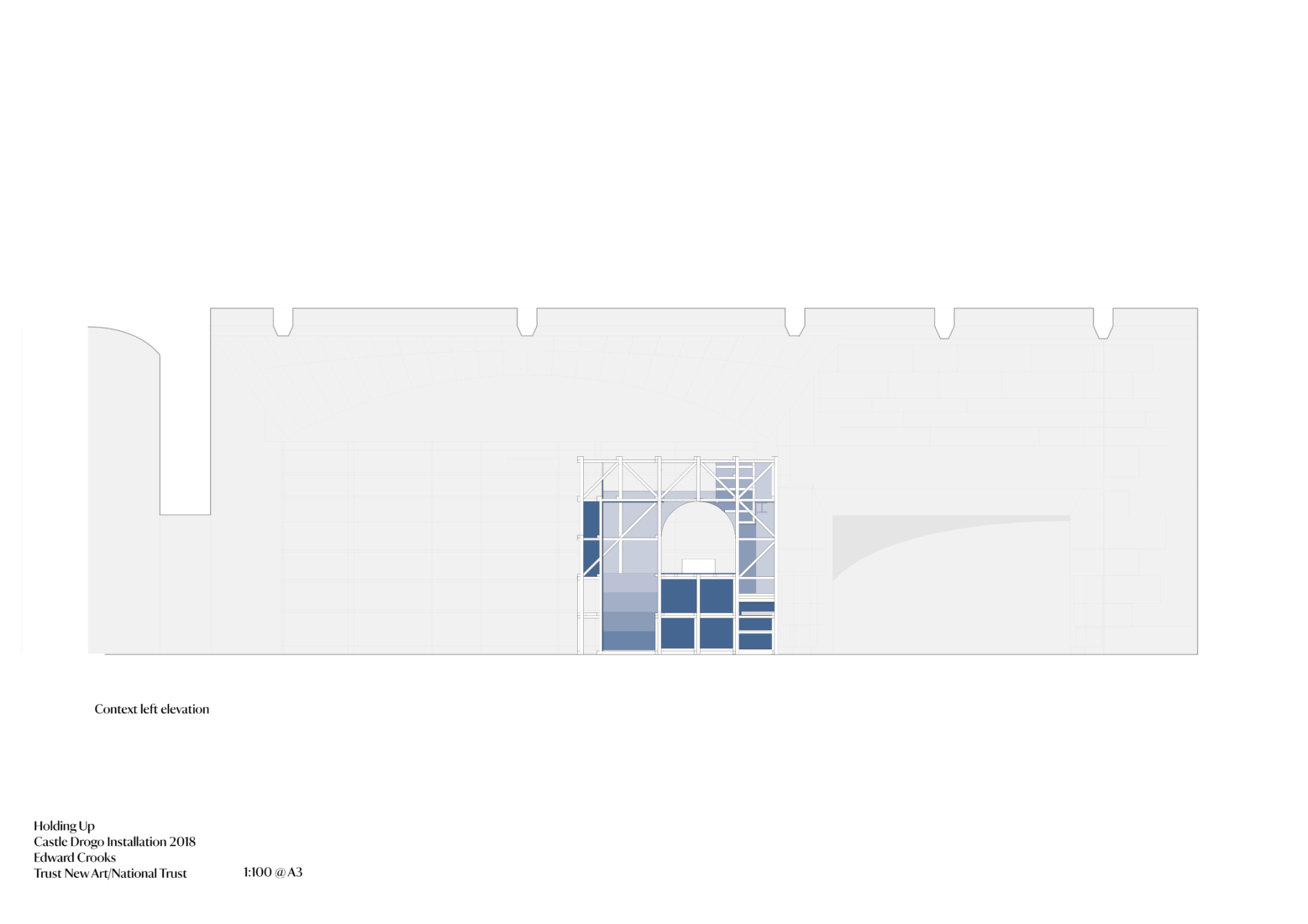 Ed Crooks draws on unbuilt Lutyens designs for installation at Castle Drogo