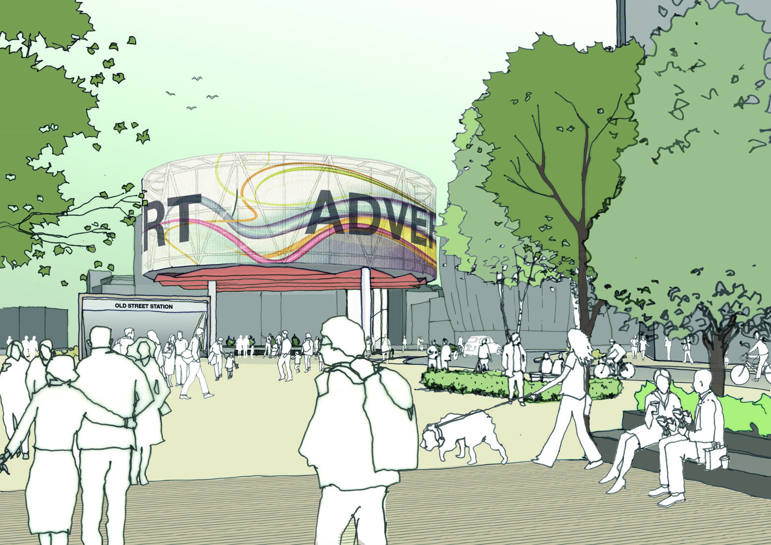Four winning concepts in Old Street roundabout contest announced