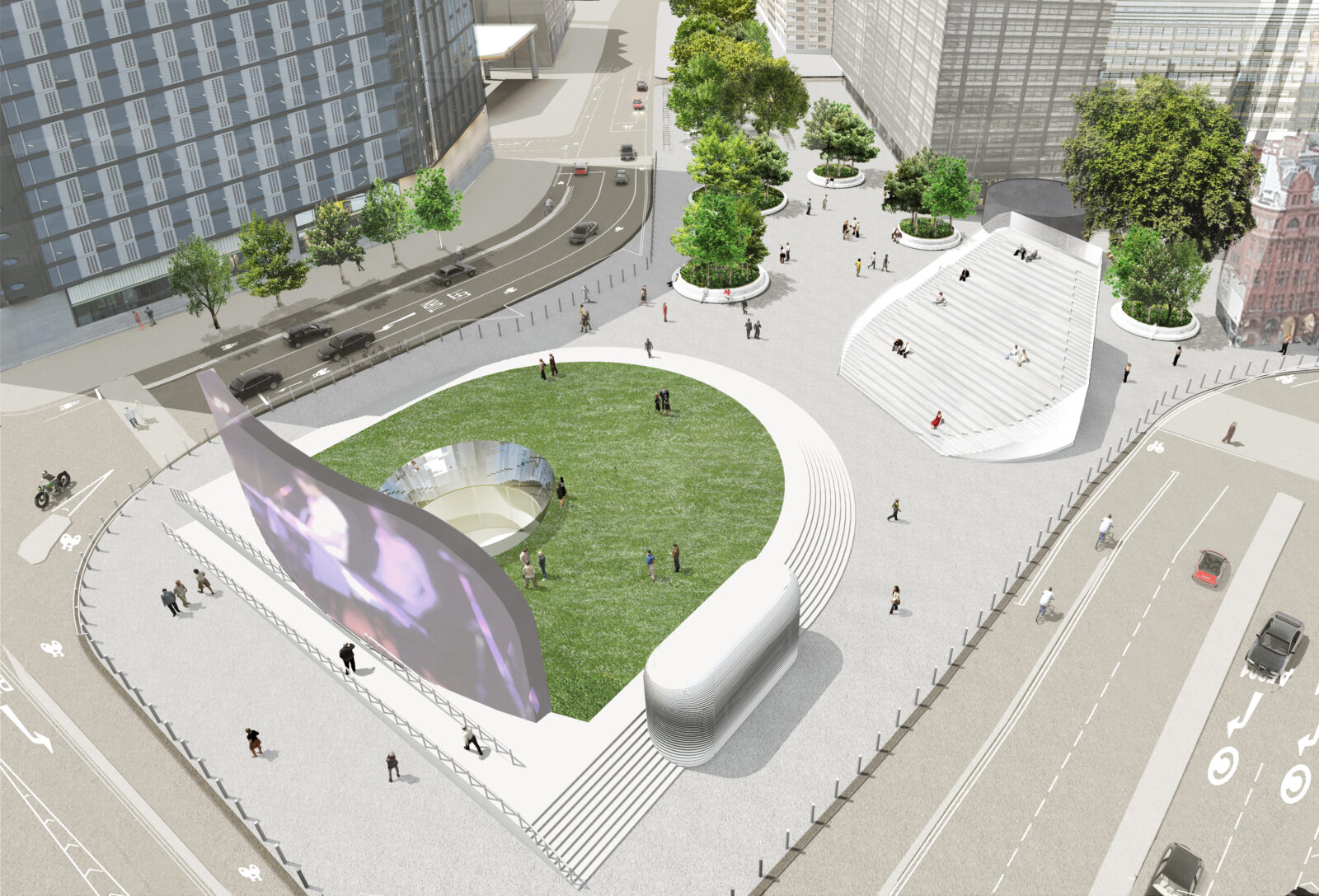 Four winning concepts in Old Street roundabout contest announced