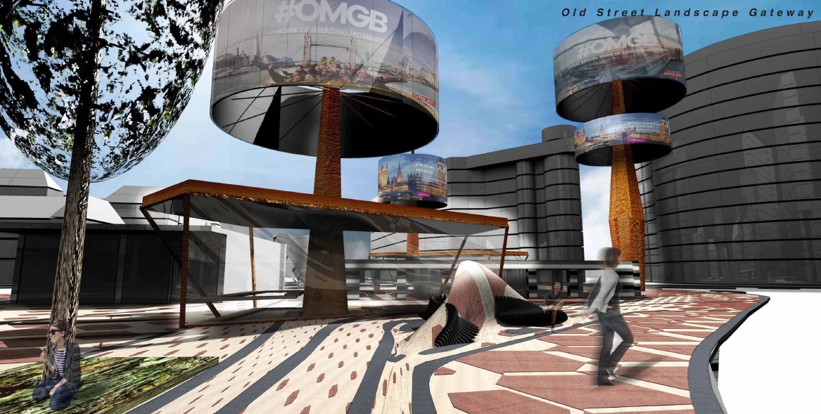 Four winning concepts in Old Street roundabout contest announced
