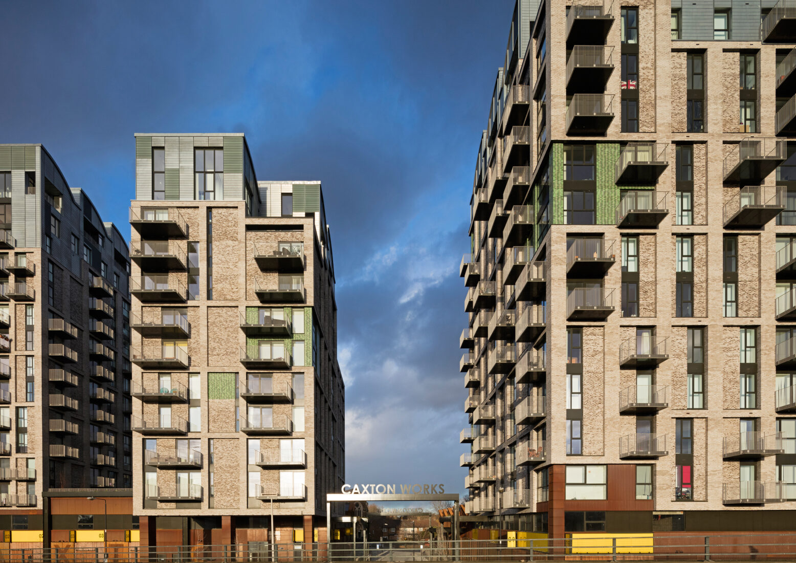 Studio Egret West combines residential with light industry at Caxton Works