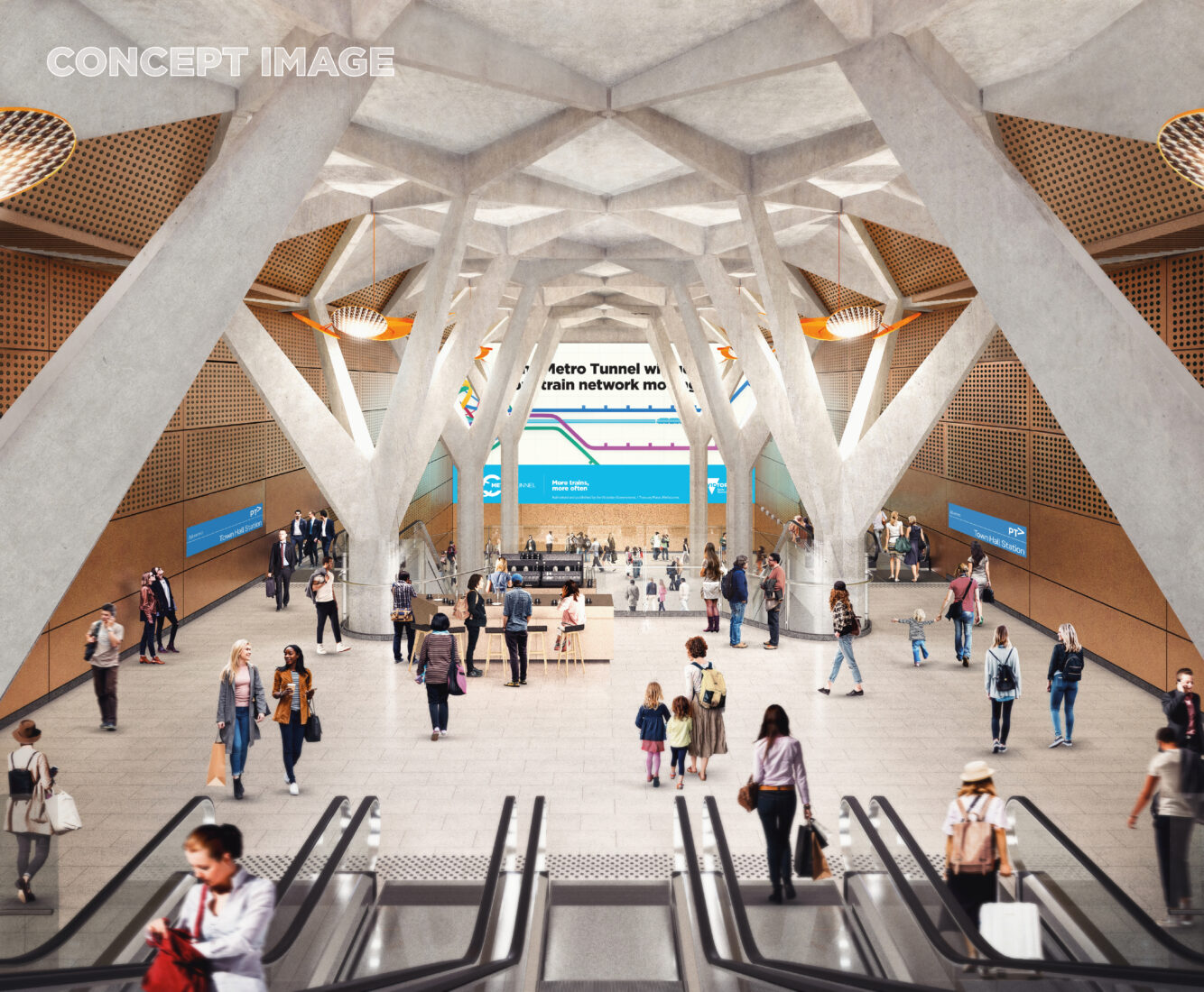 Revealed: Rogers Stirk Harbour + Partners’ designs for Melbourne Metro ...