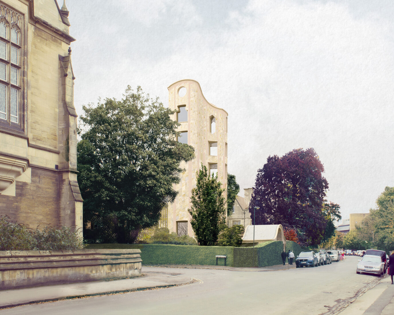 Work starts on David Kohn Architects’ contest-winning Oxford quad