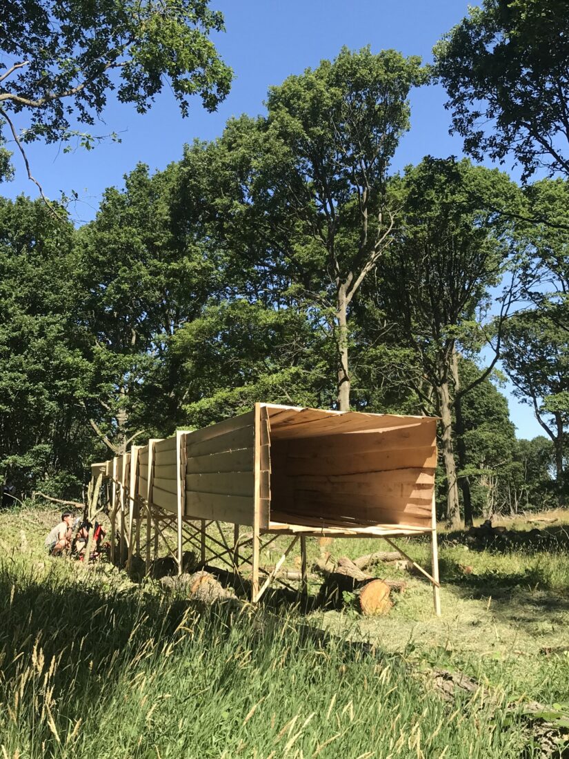 Invisible Studio’s student-build workshop creates six timber structures