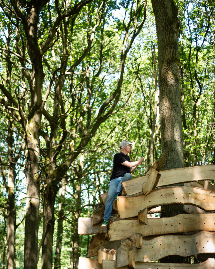 Invisible Studio’s student-build workshop creates six timber structures