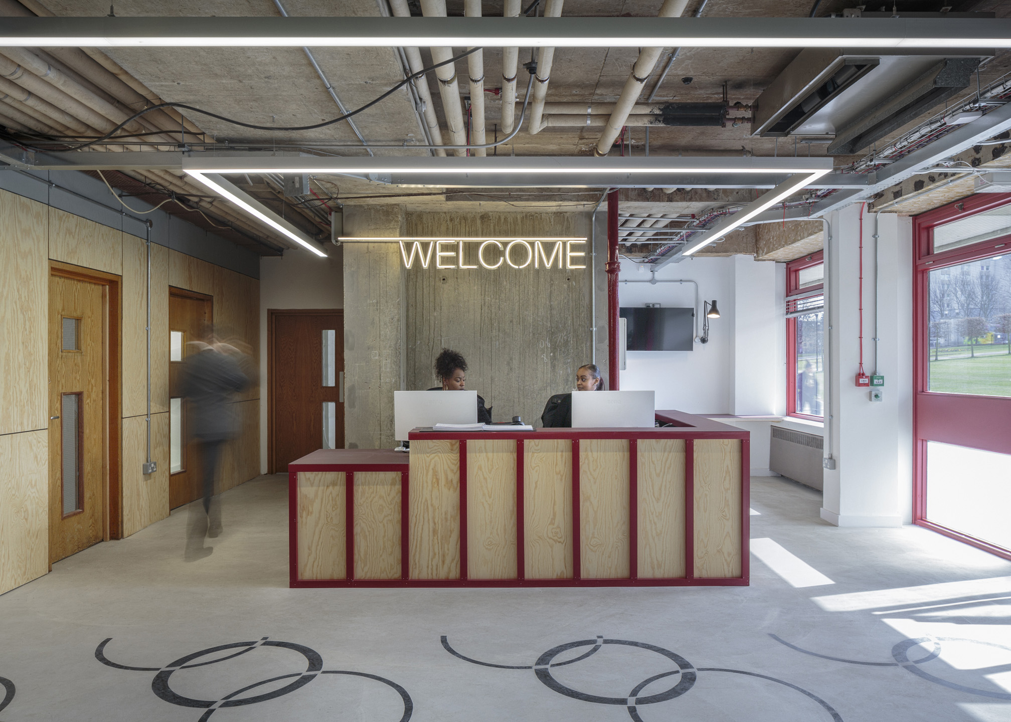 Gort Scott repurposes Waltham Forest court as temporary offices