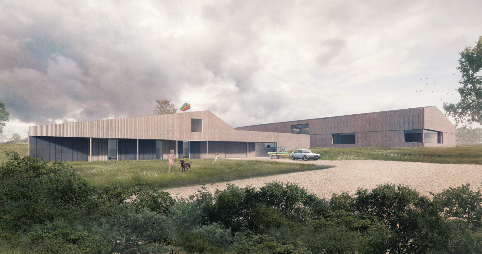 Soup Architects’ holiday home on former Suffolk farm wins planning