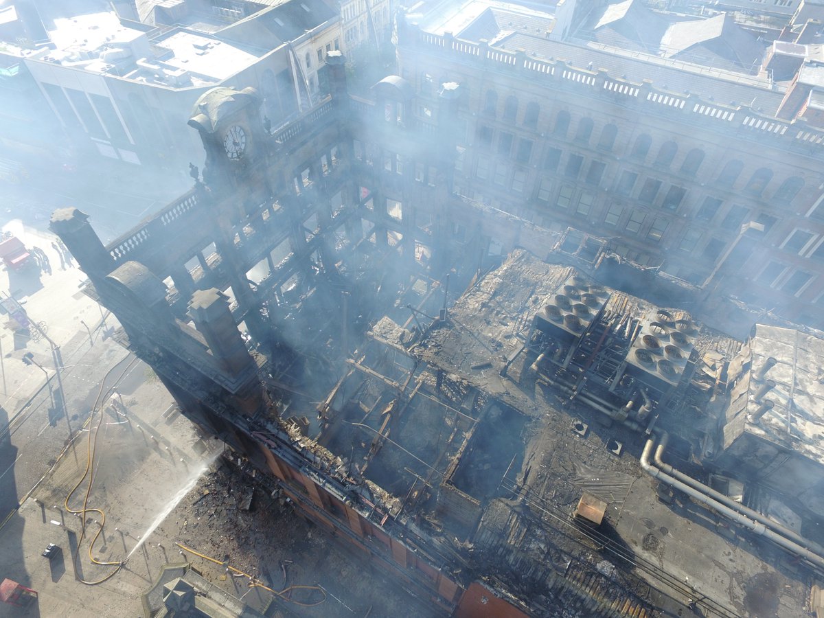 Architects call for restoration of Belfast’s fire-ravaged Bank Buildings