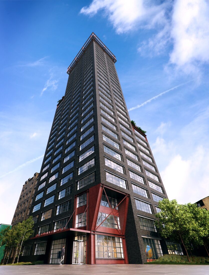 Allies and Morrison unveils plans for 30-storey east London tower