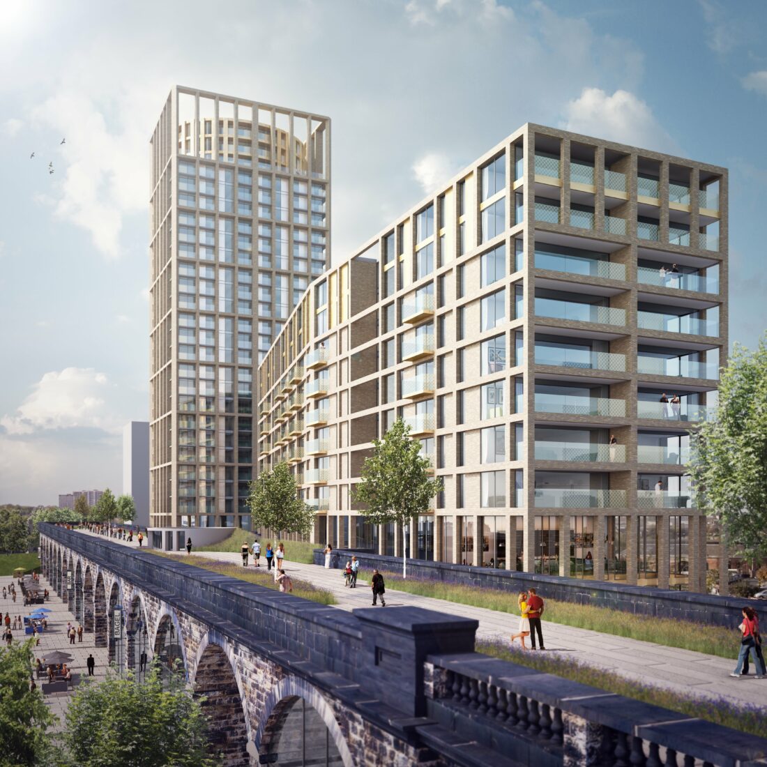 Assorted Skills + Talents wins approval for Leeds ‘High Line’ homes