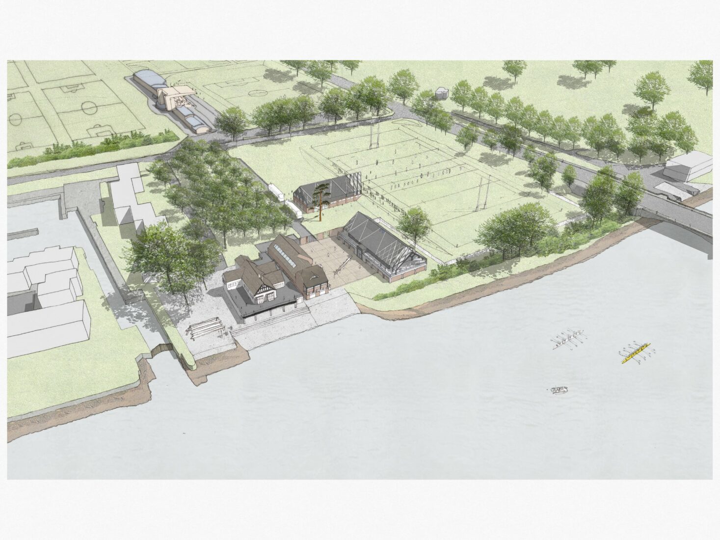 Assorted Skills + Talents* submits designs for Thames rowing club scheme