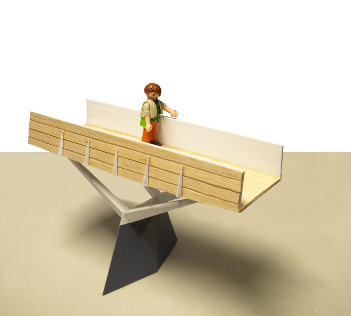 Knight Architects wins permission for timber-clad bridge in south Wales