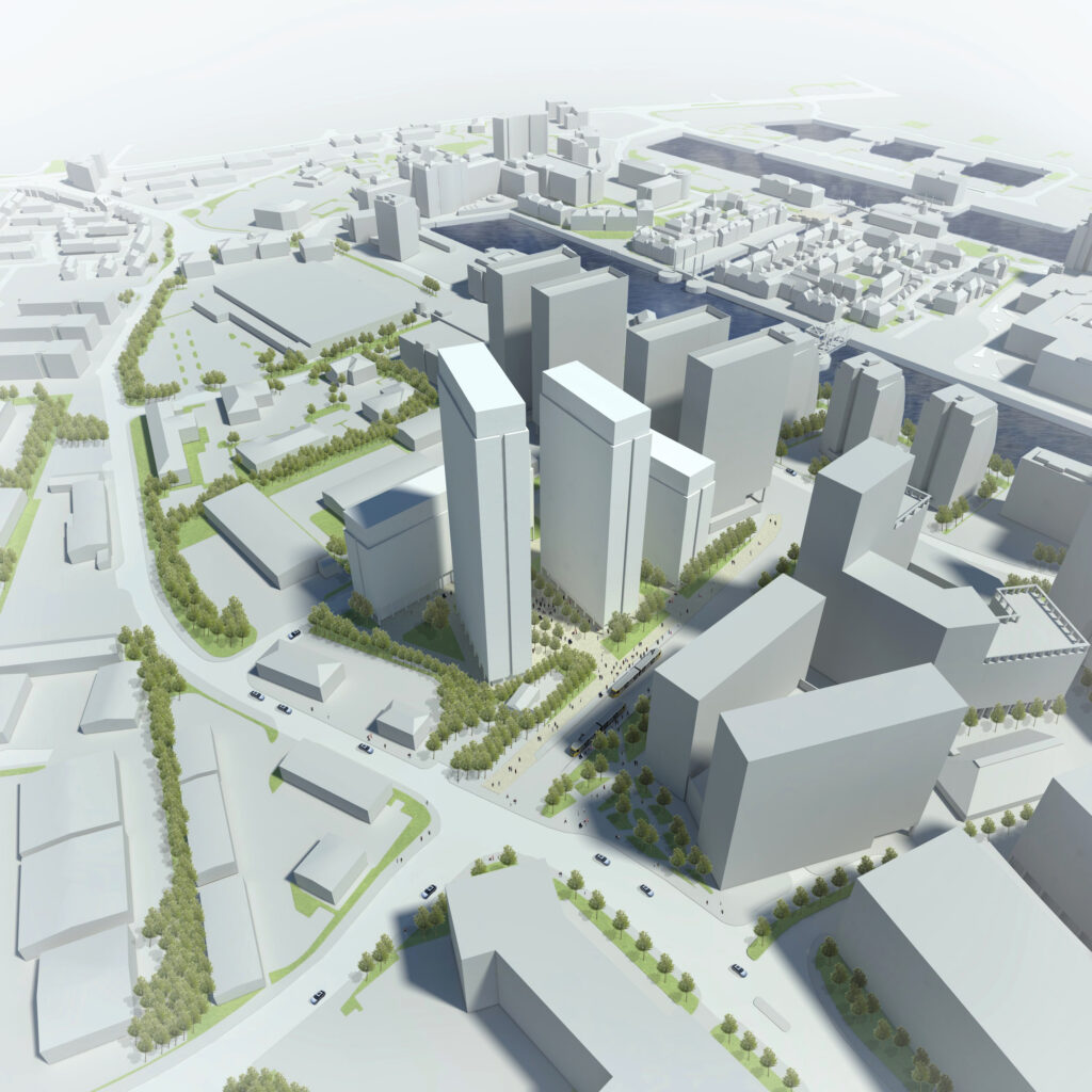 Jeffrey Bell plans new Salford towers up to 45 storeys high