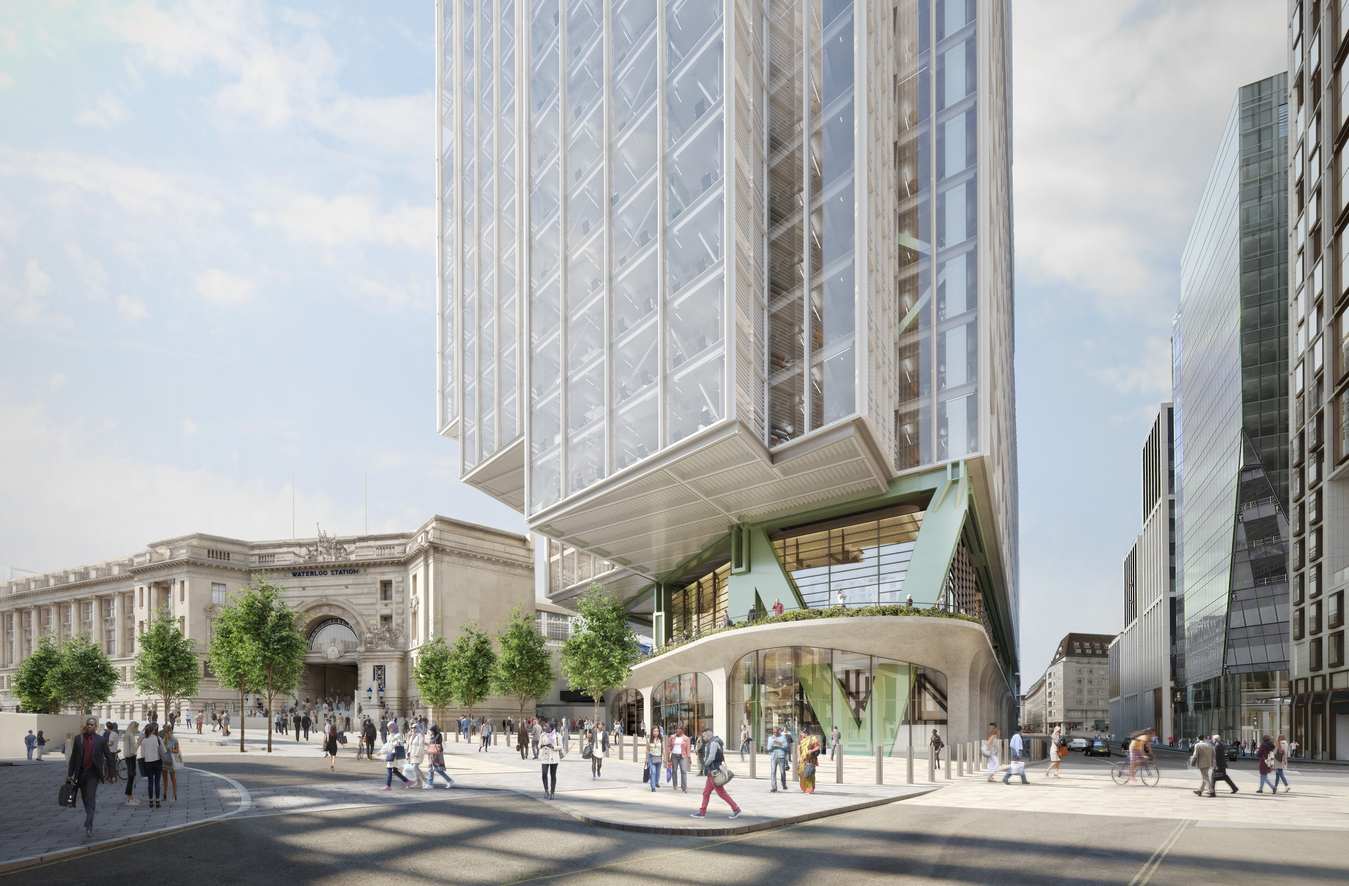 AHMM unveils new images of replacement Elizabeth House scheme