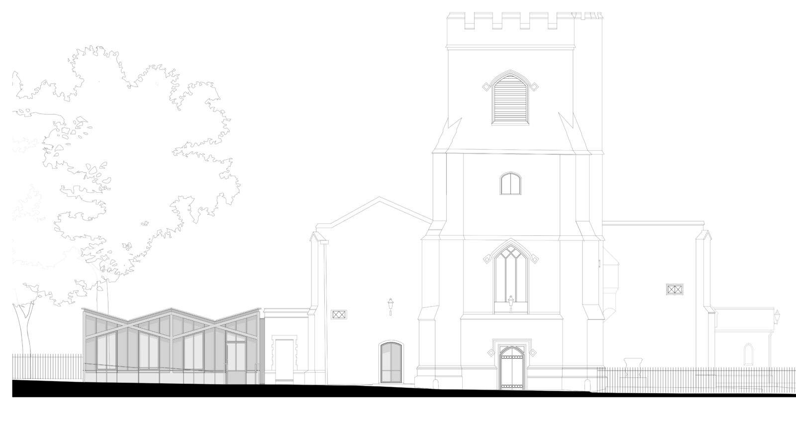 Matthew Lloyd Architects’ Walthamstow church extension approved