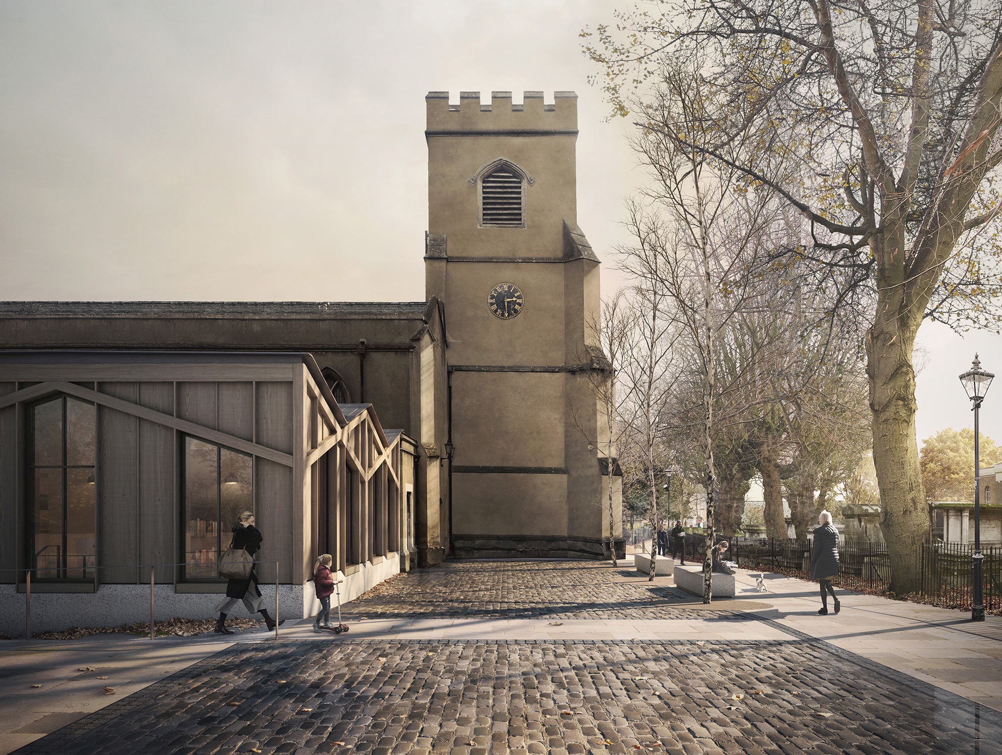 Matthew Lloyd Architects’ Walthamstow church extension approved