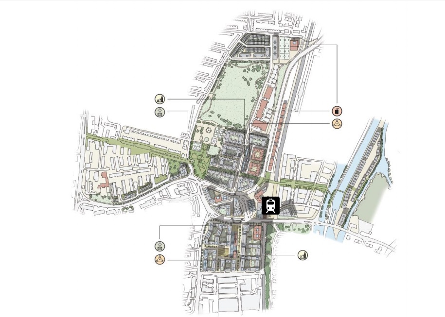 AHMM, Alison Brooks and PTE win approval for £500m Tottenham Hale scheme