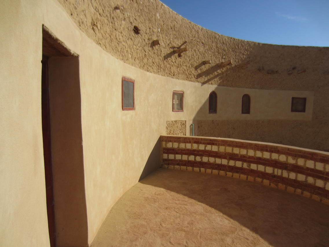 Saharan guesthouse featuring traditional materials completed by Fiona ...