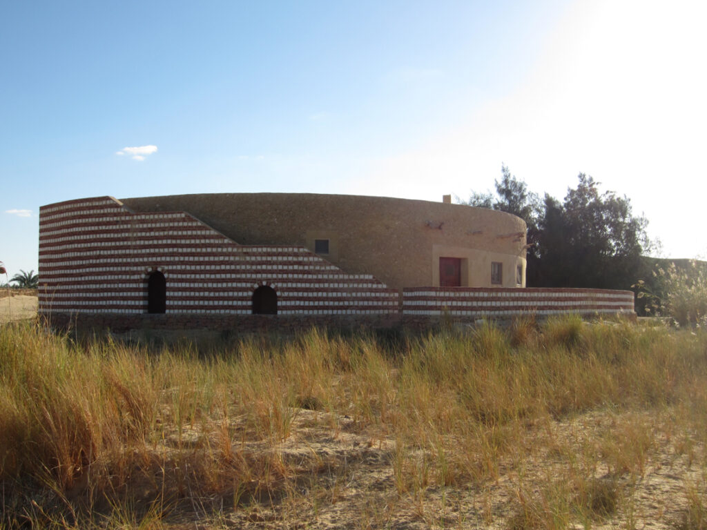 Saharan guesthouse featuring traditional materials completed by Fiona ...