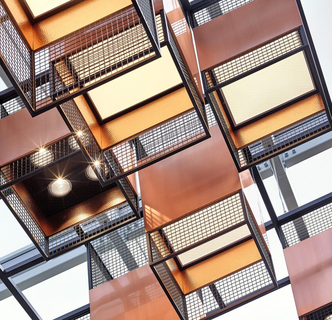 FaulknerBrowns completes porcelain tile-clad office in County Durham