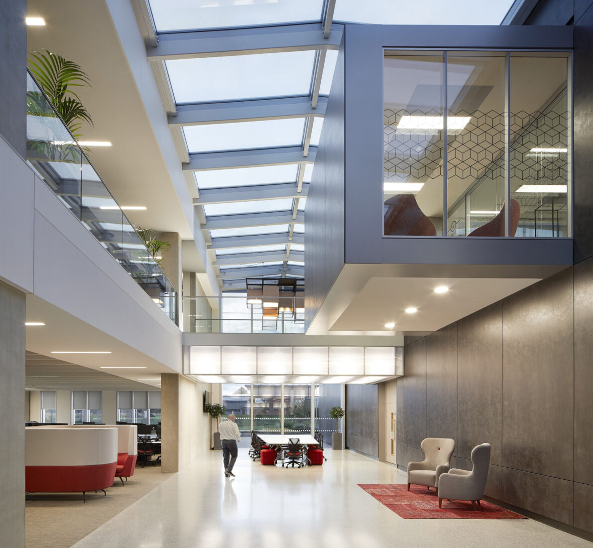 FaulknerBrowns completes porcelain tile-clad office in County Durham
