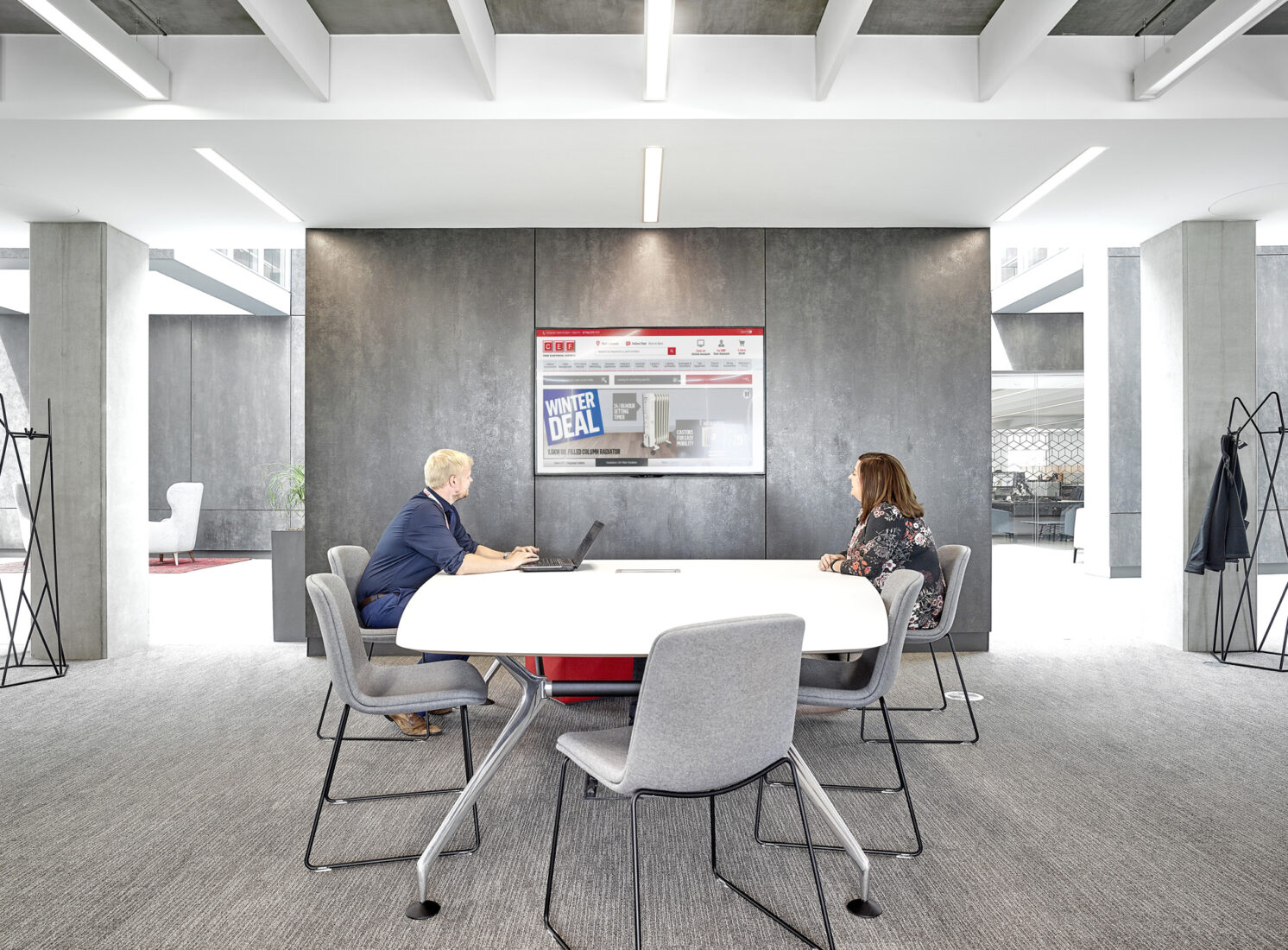 FaulknerBrowns completes porcelain tile-clad office in County Durham