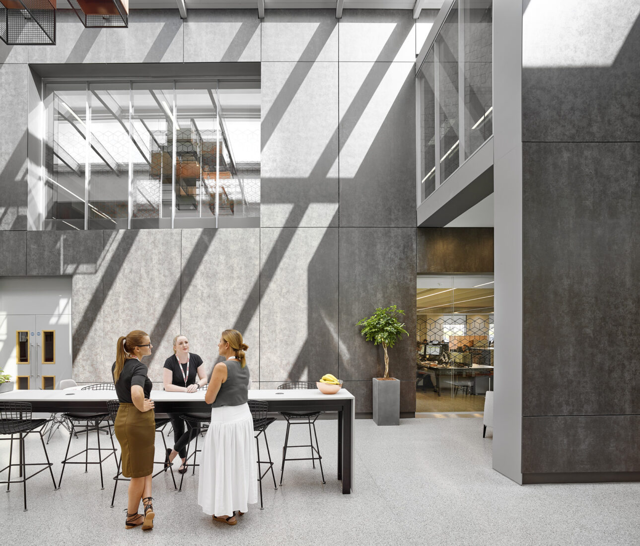 FaulknerBrowns completes porcelain tile-clad office in County Durham