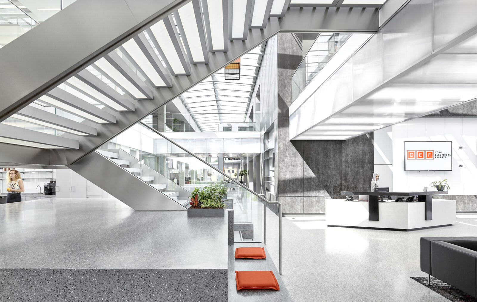 FaulknerBrowns completes porcelain tile-clad office in County Durham