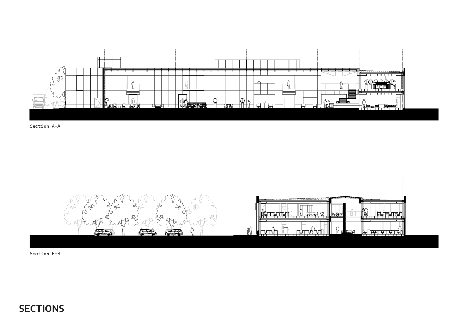 FaulknerBrowns completes porcelain tile-clad office in County Durham