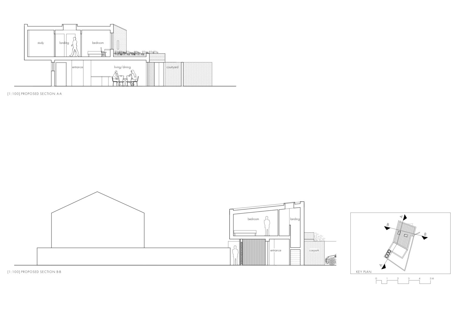 PAD Studio submits plans for house on north London backland site