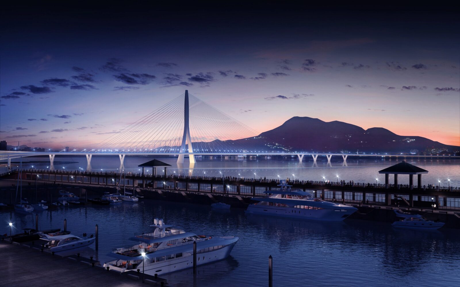 Construction starts on ZHA’s Danjiang bridge
