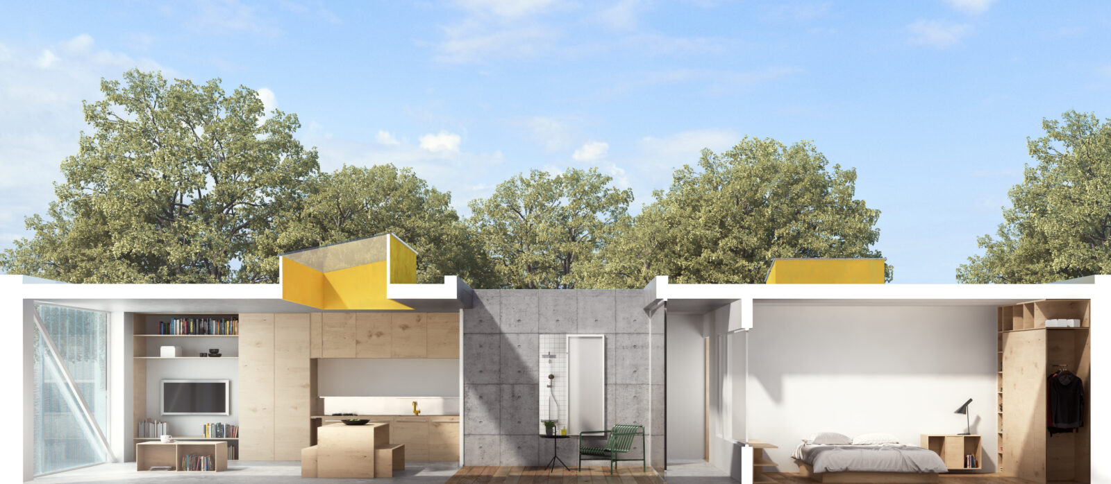 Carl Turner’s ‘off the peg’ modular house approved for east London plot