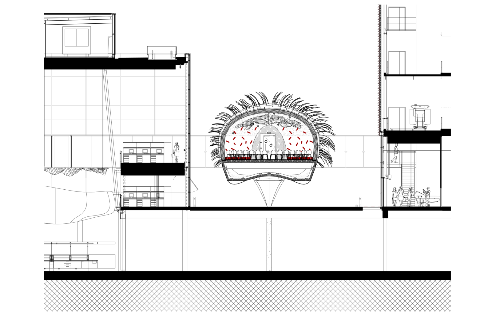 aLL Design completes spiky ‘neuron pod’ for east London university