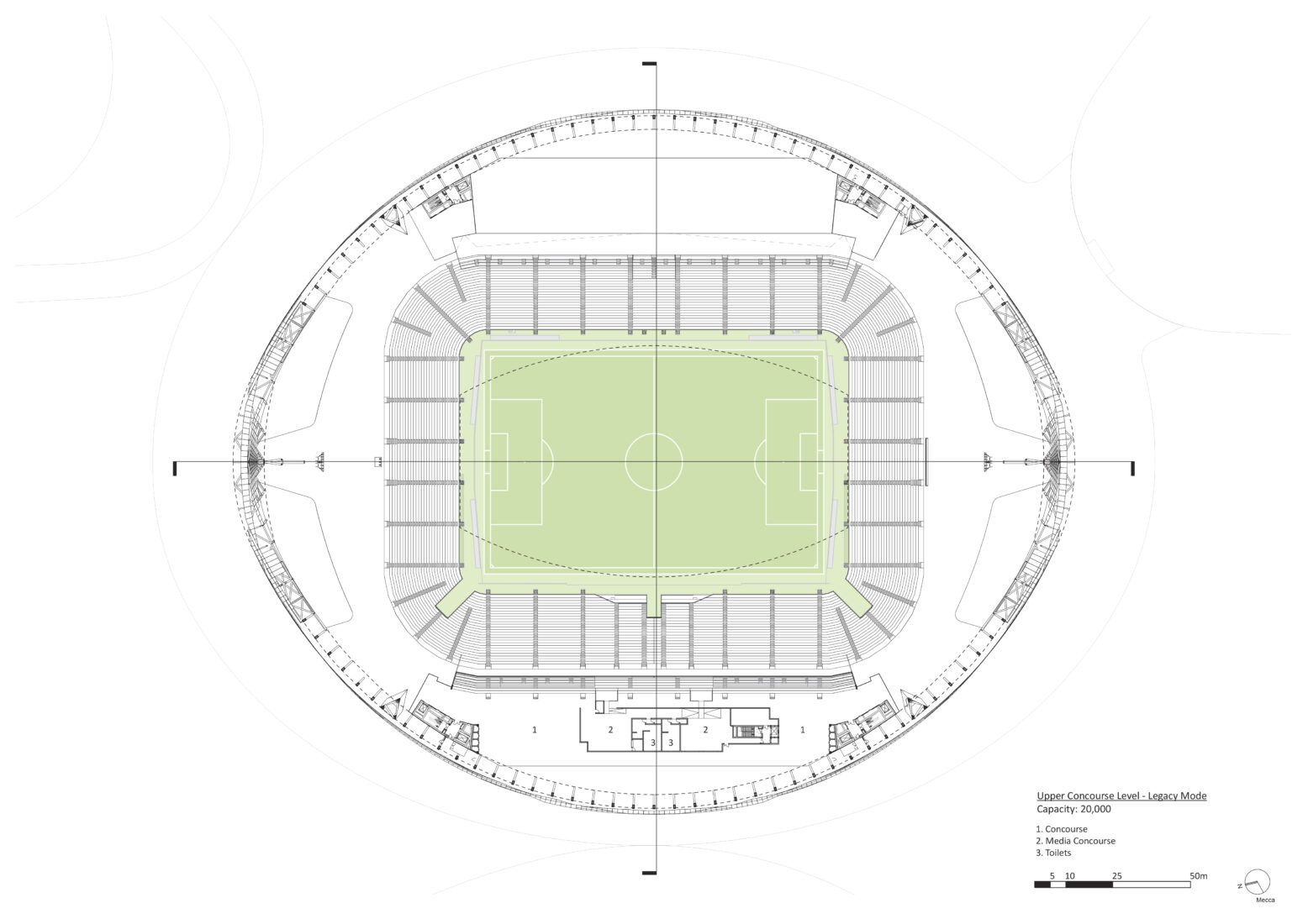 ZHA completes 40,000-seater stadium in Qatar for 2022 World Cup